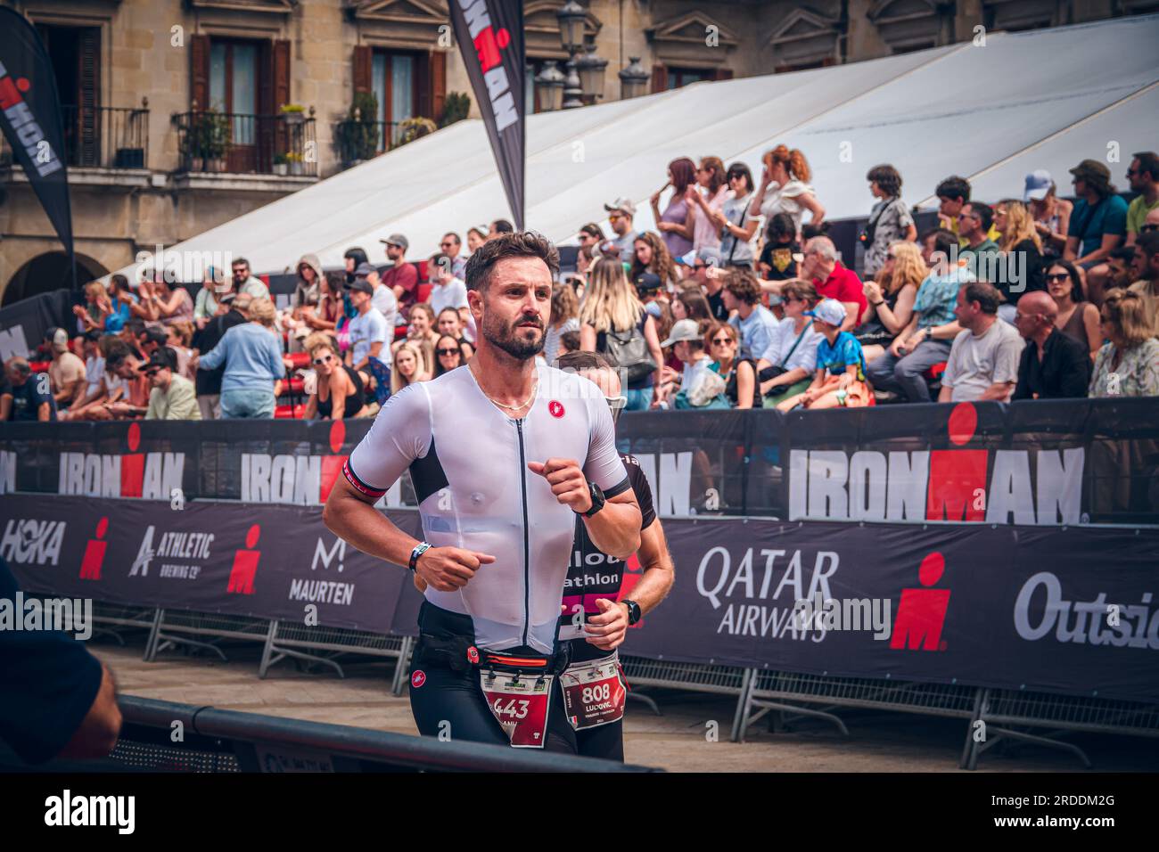 Manu Duran Ciscar participating in the Ironman of Vitoria-Gasteiz 2023 ...