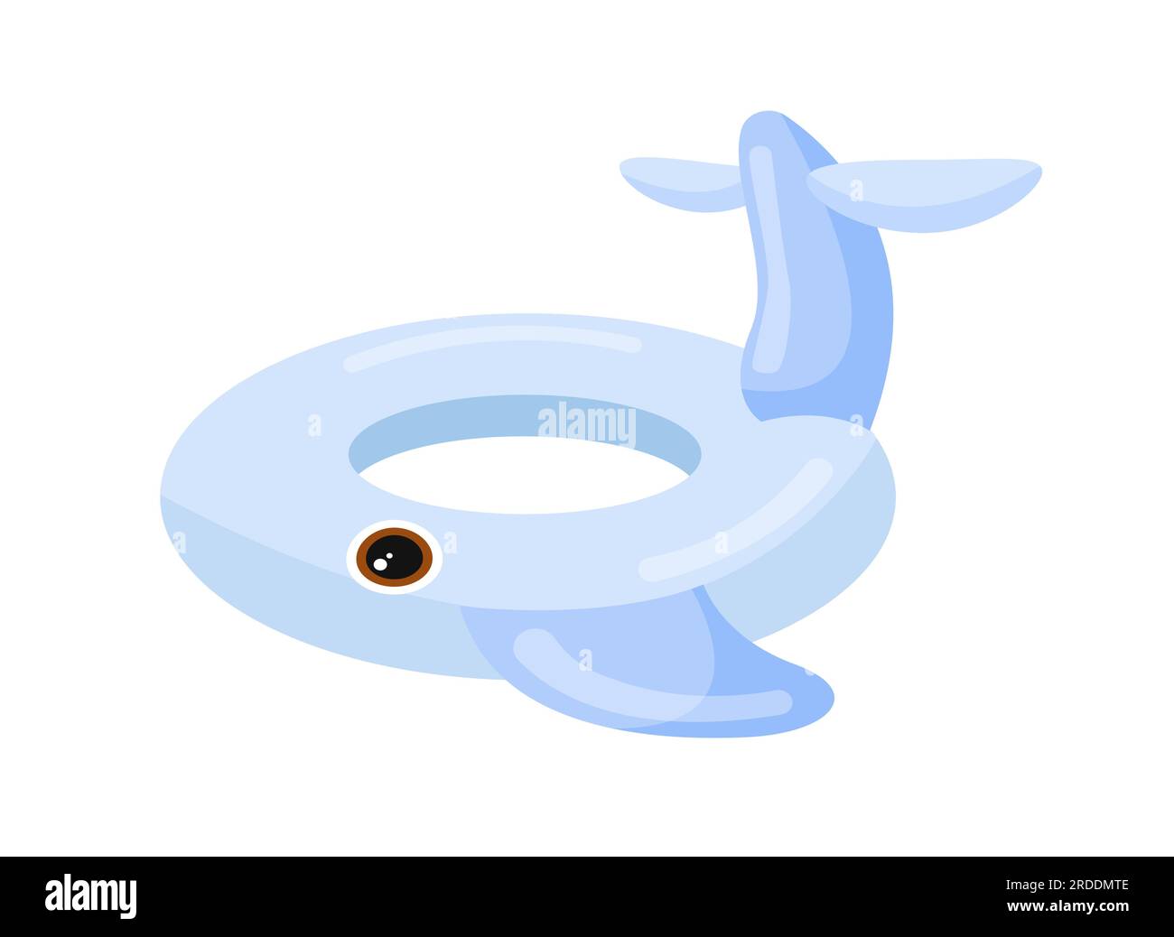 Rubber blue whale swimming round concept Stock Vector Image & Art - Alamy