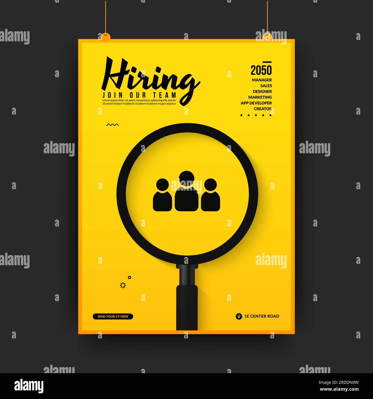 Recruitment Poster Template