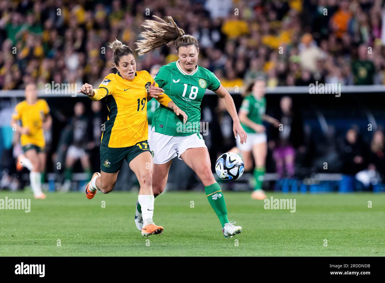 Sydney, Australia, 20 July, 2023. Katrina Gorry of Australia and Kyra ...