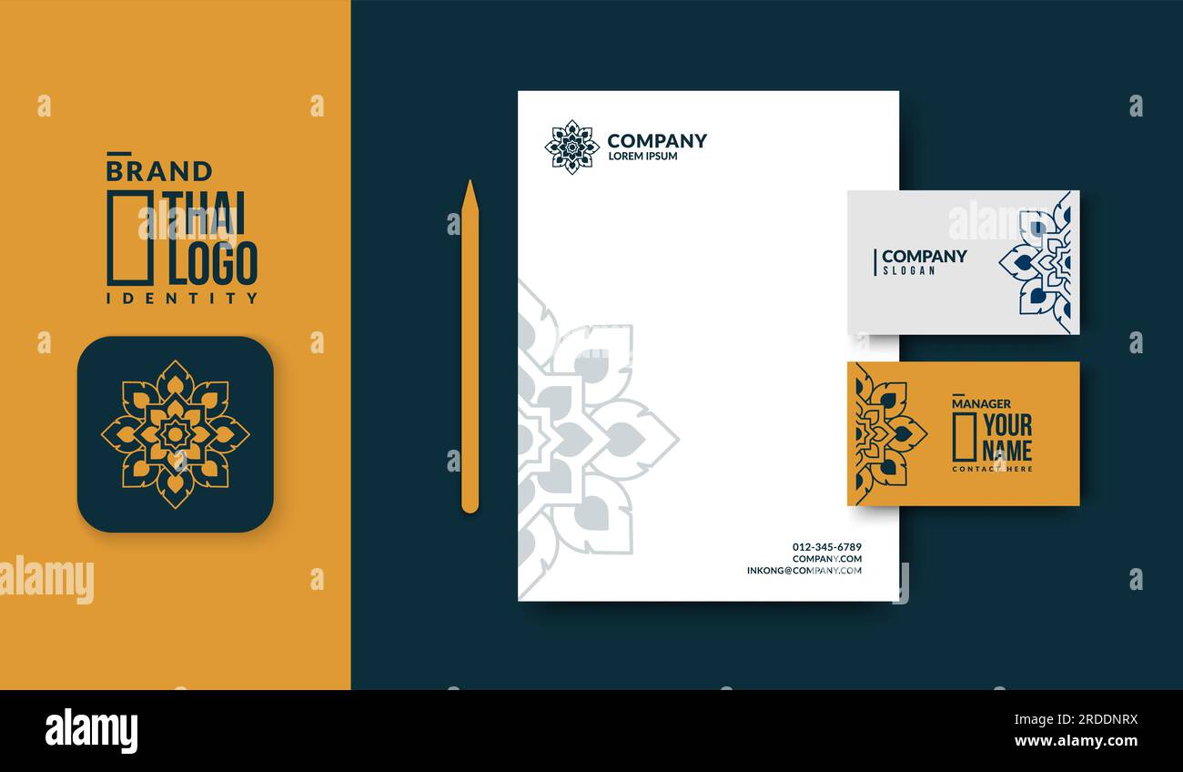 Thai card Stock Vector Images - Alamy