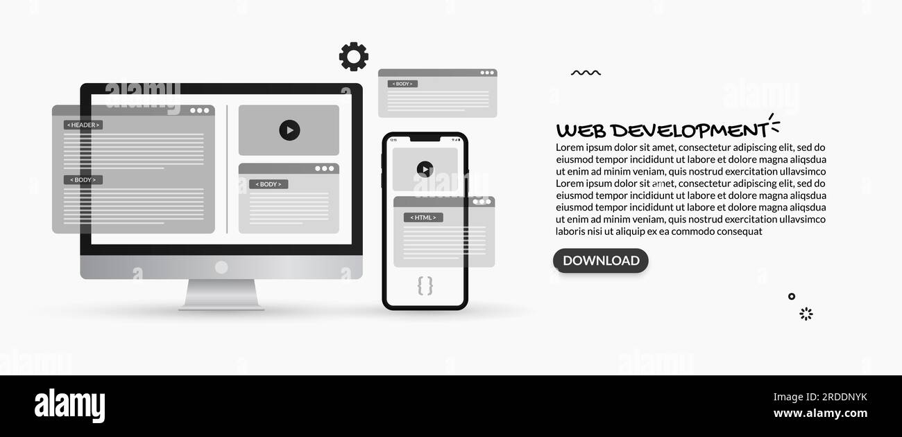 Ux ui design hi-res stock photography and images - Alamy