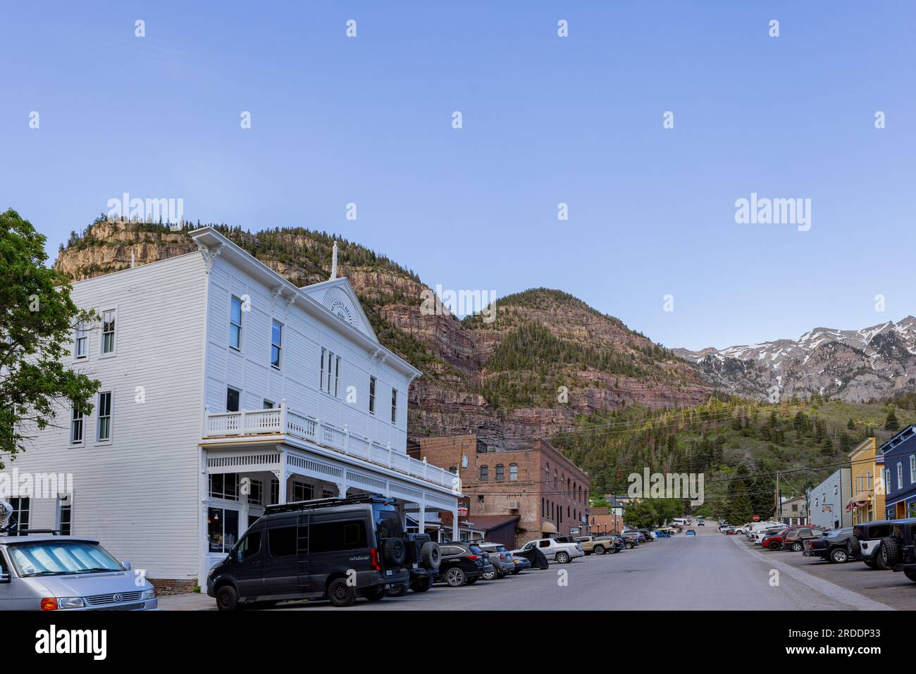 Colorado, JUN 6, 2023 - Sunny view of Ouray old street Stock Photo - Alamy