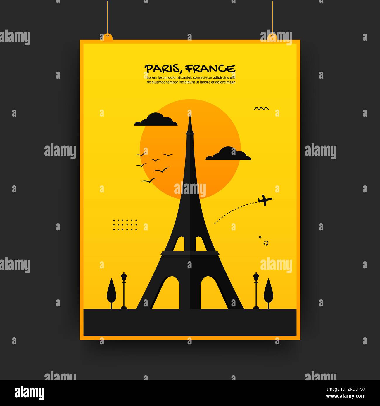 France poster tourism Stock Vector Images - Alamy