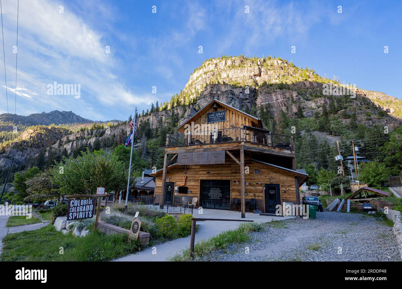 Colorado, JUN 6, 2023 - Sunny view of Ouray old street Stock Photo - Alamy
