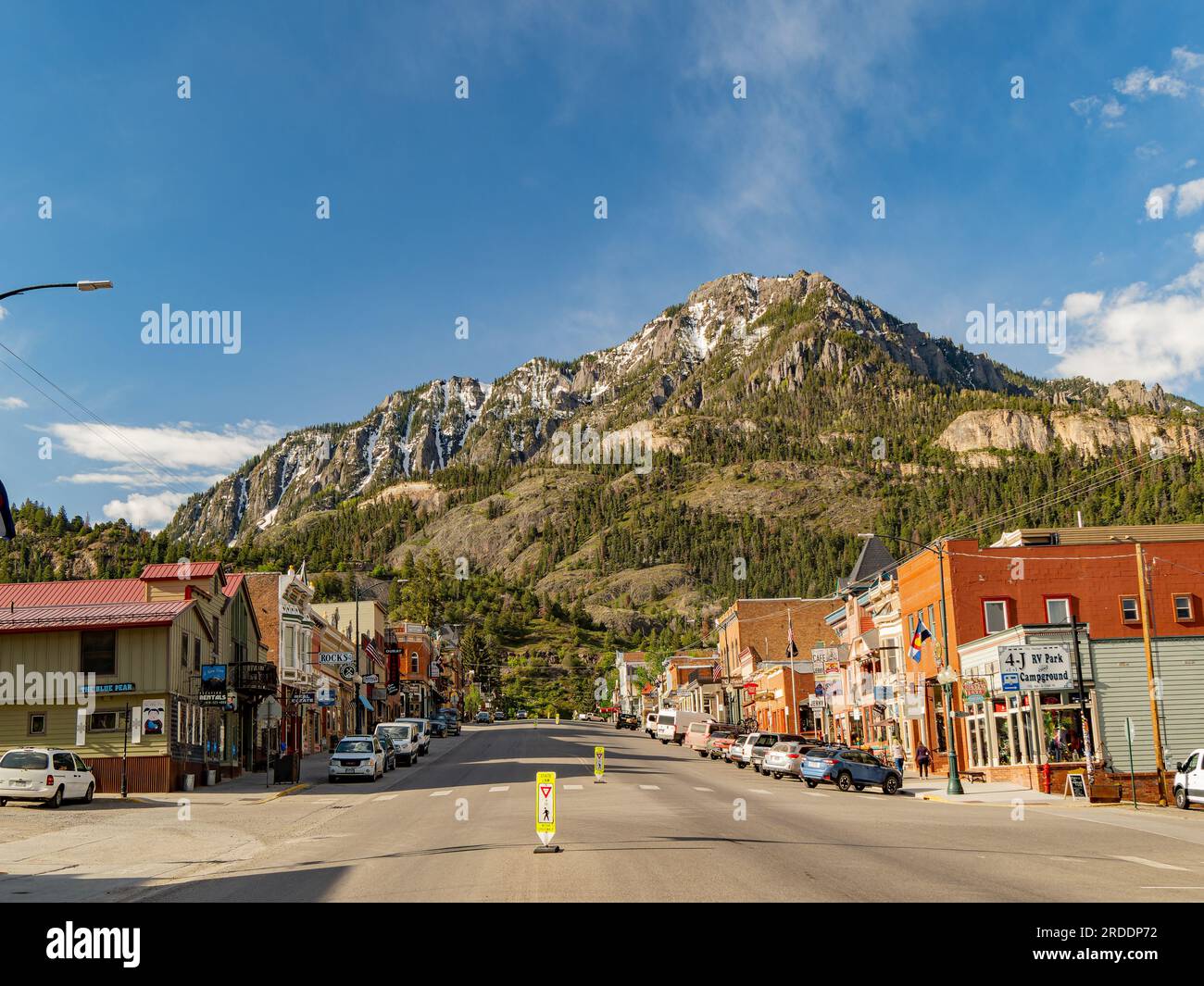 Colorado, JUN 6, 2023 - Sunny view of Ouray old street Stock Photo - Alamy