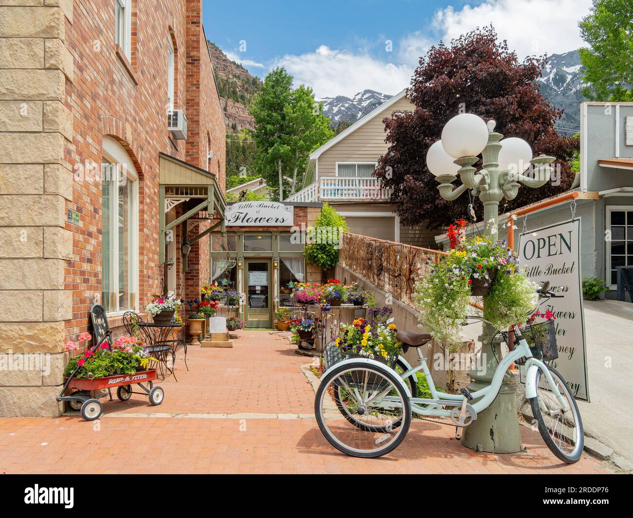 Colorado, JUN 6, 2023 - Sunny view of Ouray old street Stock Photo - Alamy