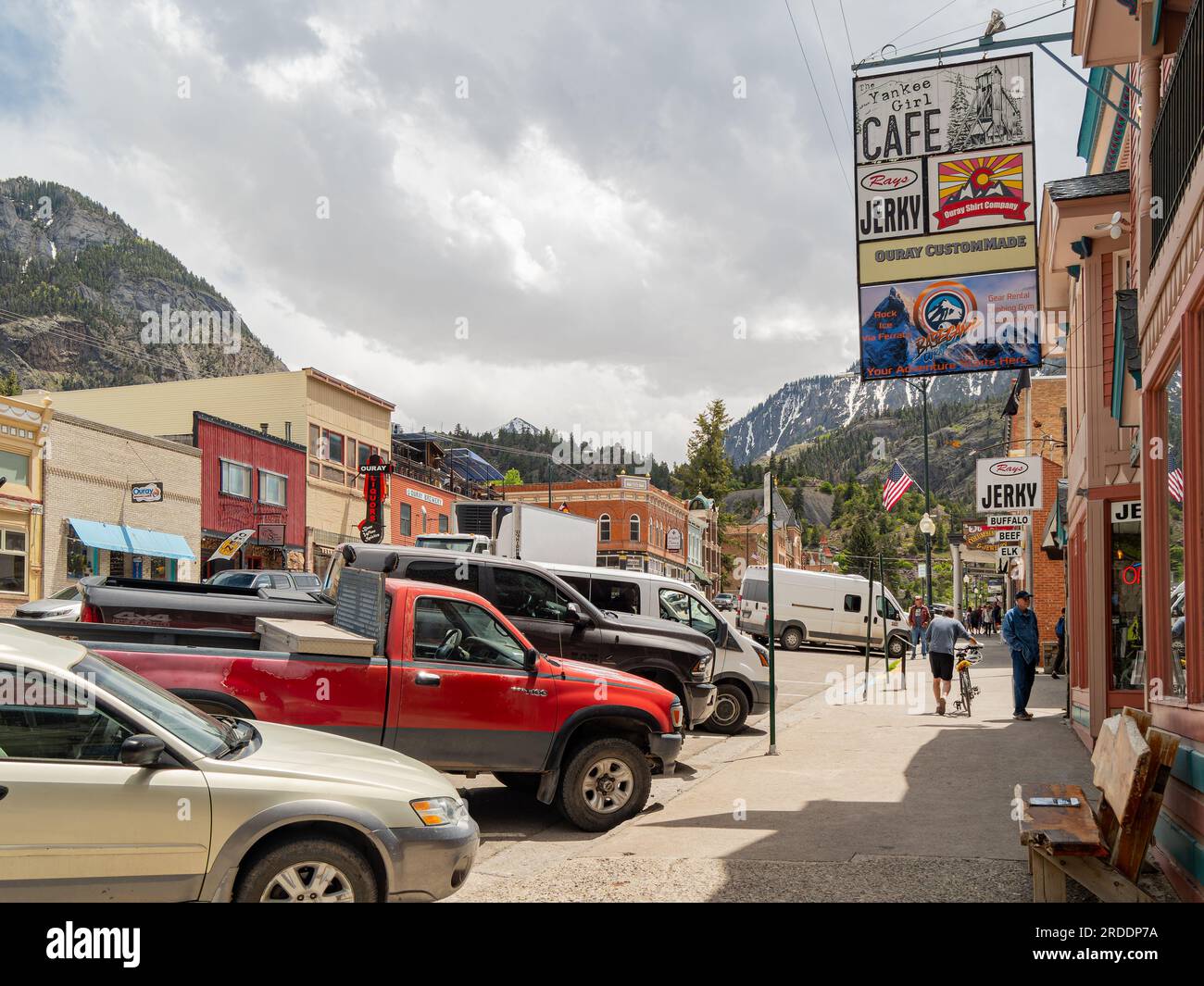 Colorado, JUN 6, 2023 - Sunny view of Ouray old street Stock Photo - Alamy