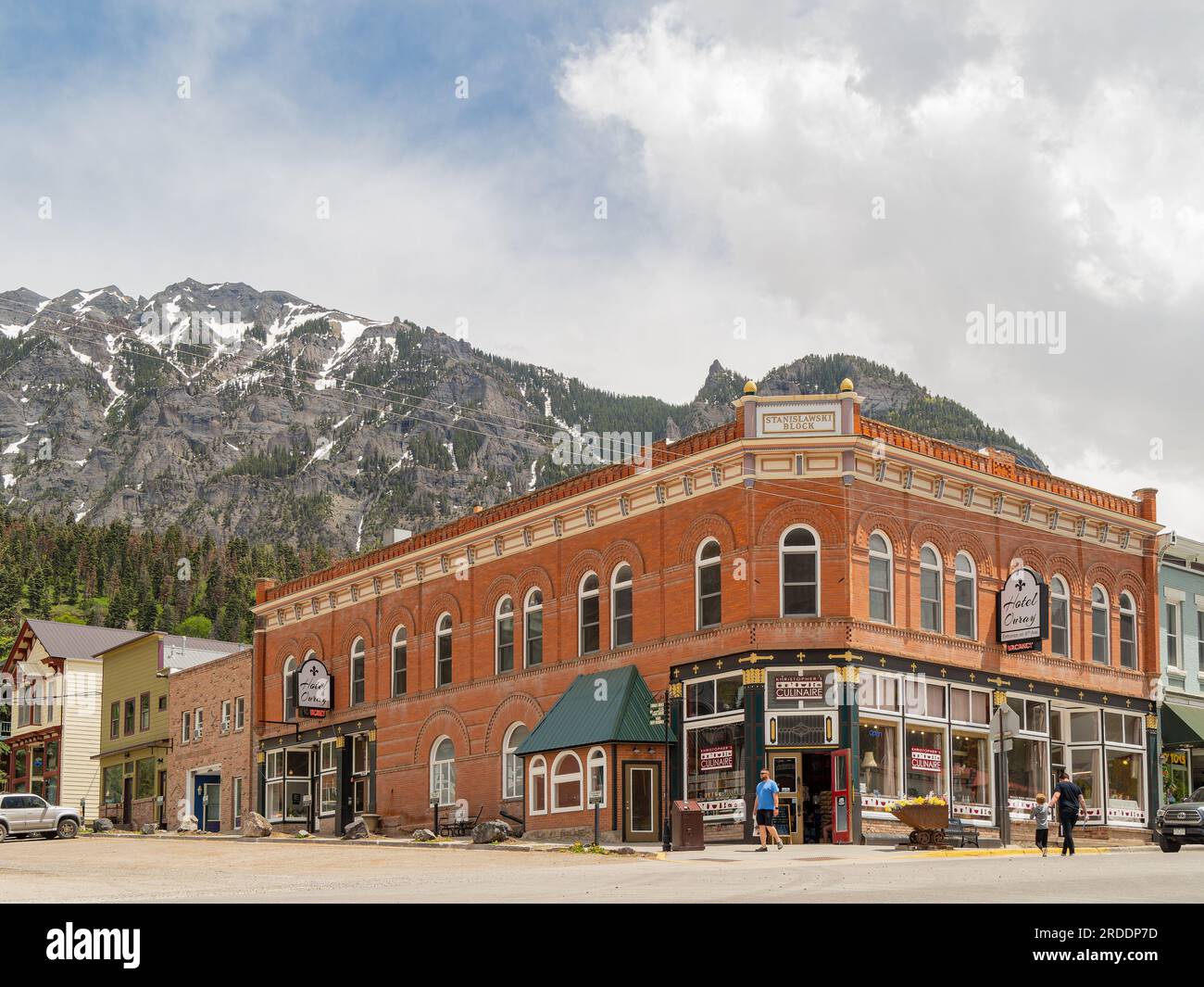 Colorado, JUN 6, 2023 - Sunny view of Ouray old street Stock Photo - Alamy