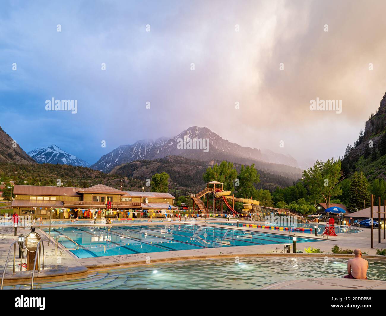 Colorado, JUN 5, 2023 - Sunny view of Ouray old street, 2023 - Sunset ...