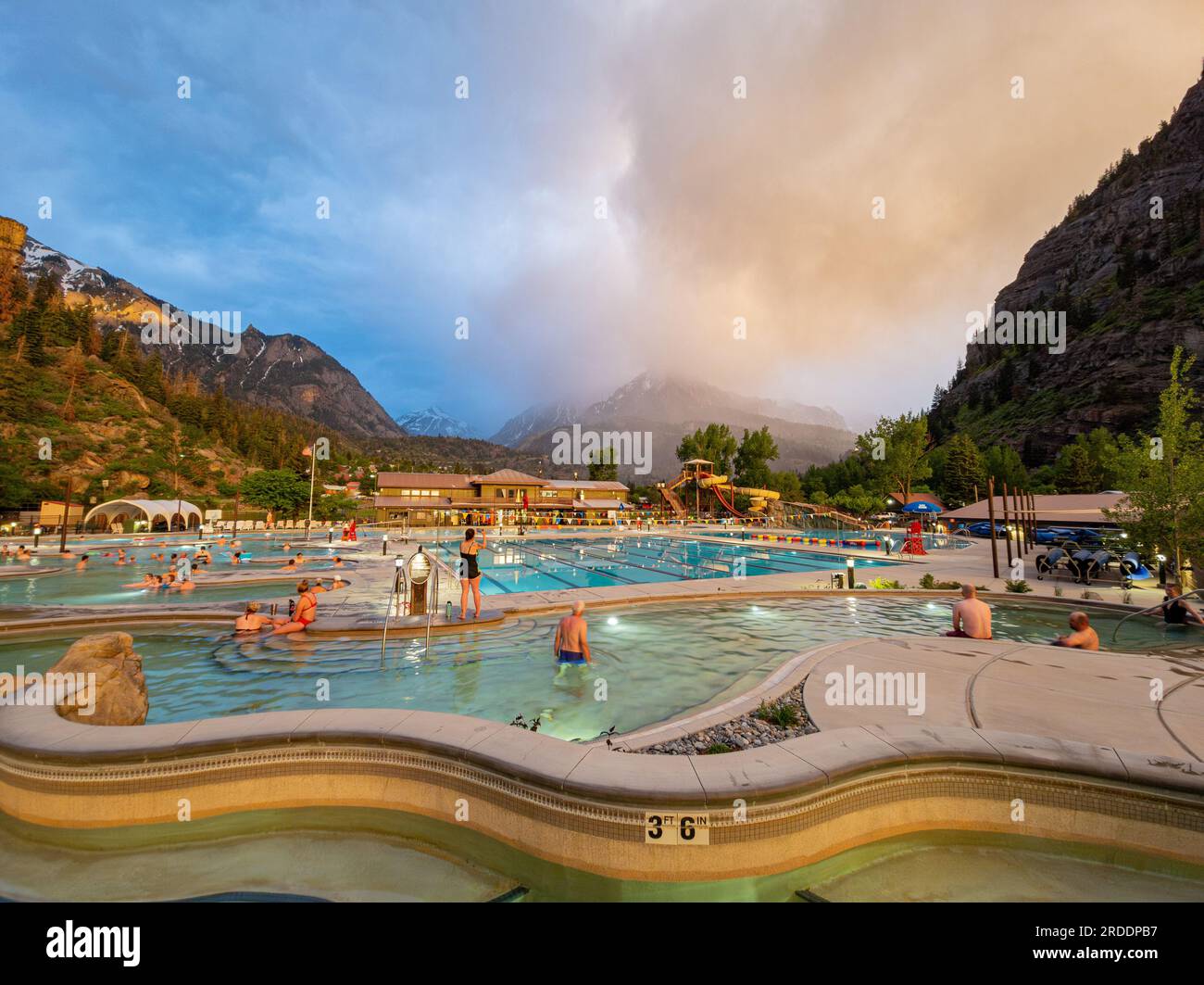 Colorado, JUN 5, 2023 - Sunny view of Ouray old street, 2023 - Sunset ...