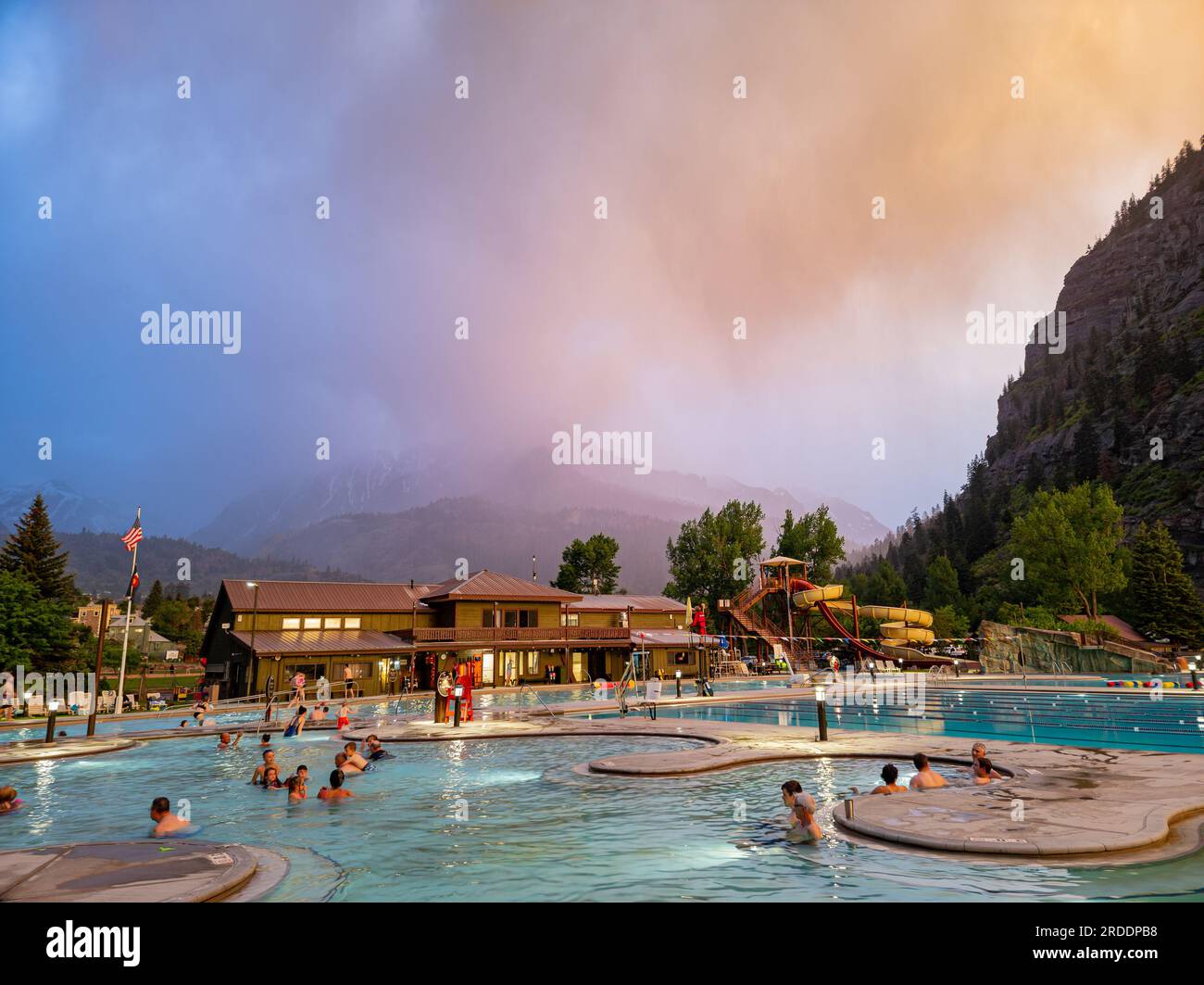 Ouray hot springs pool hi-res stock photography and images - Alamy