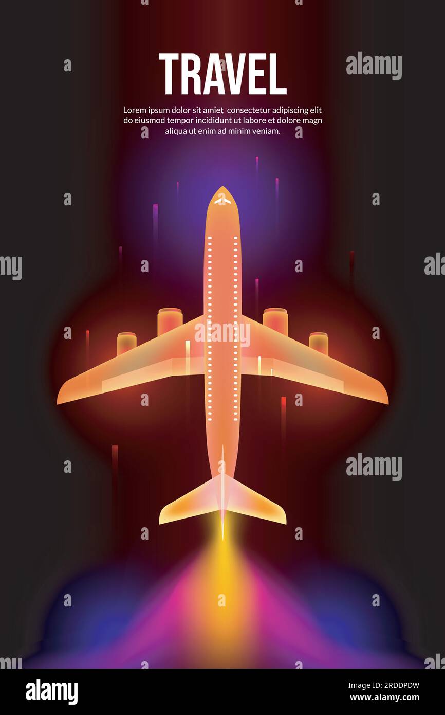 Dark plane Stock Vector Images - Alamy