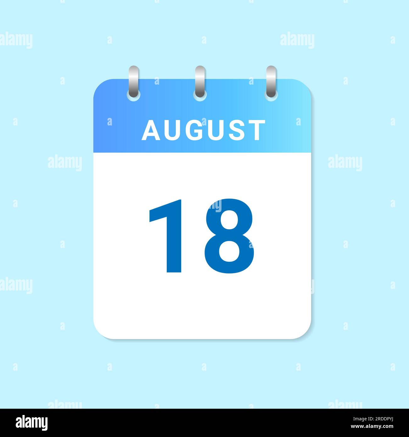 August month Stock Vector Images - Alamy
