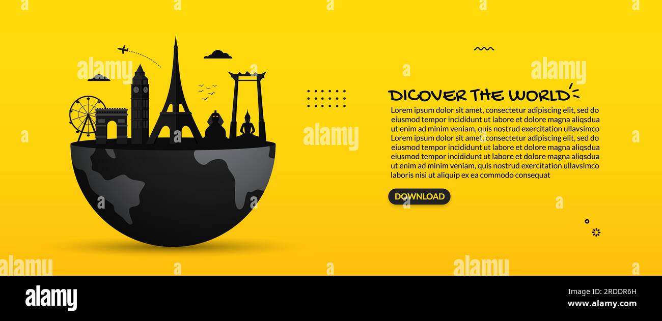 Famous landmarks around the world hi-res stock photography and images ...
