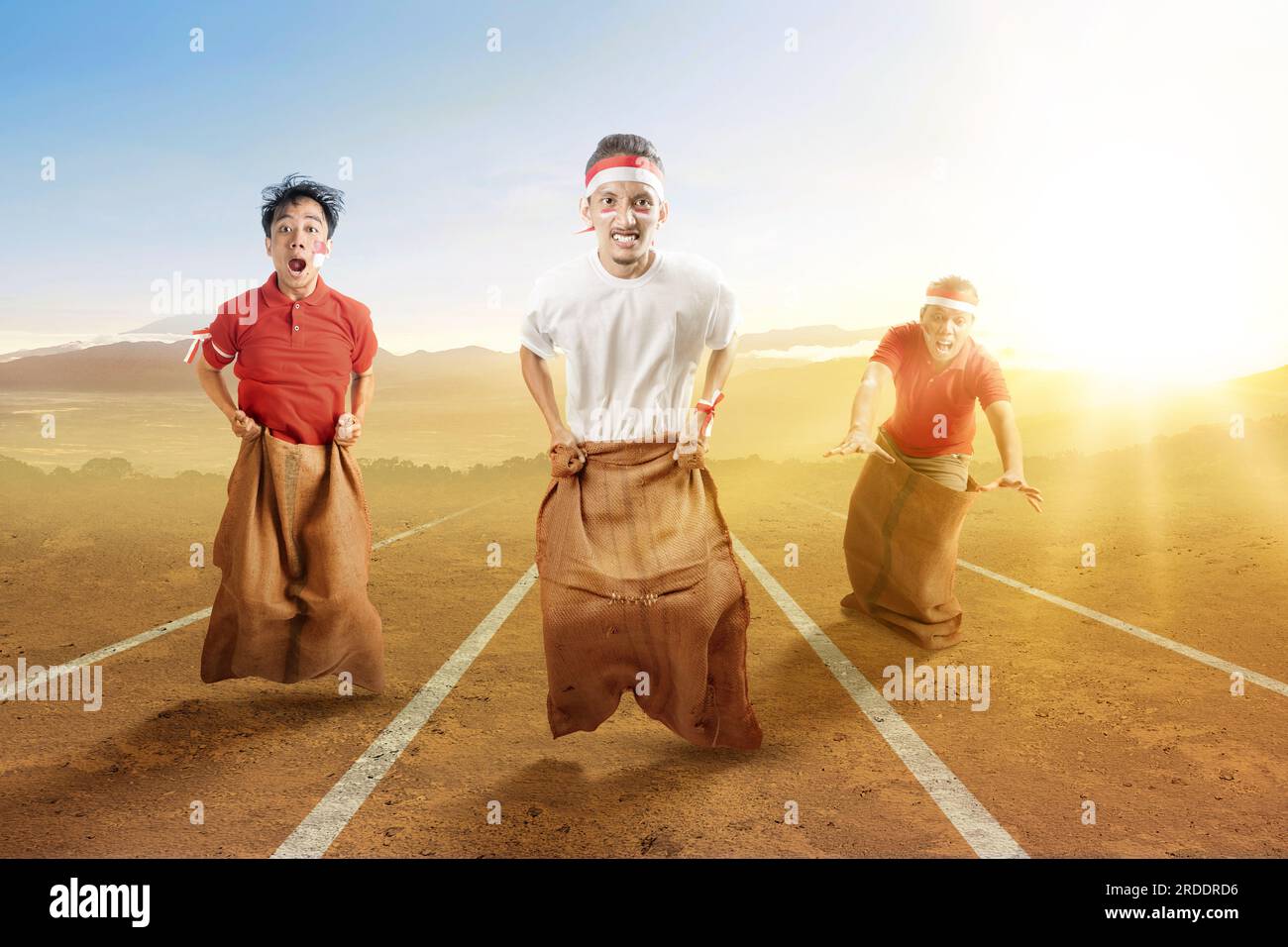 Indonesian people celebrate Indonesian independence day on 17 August ...