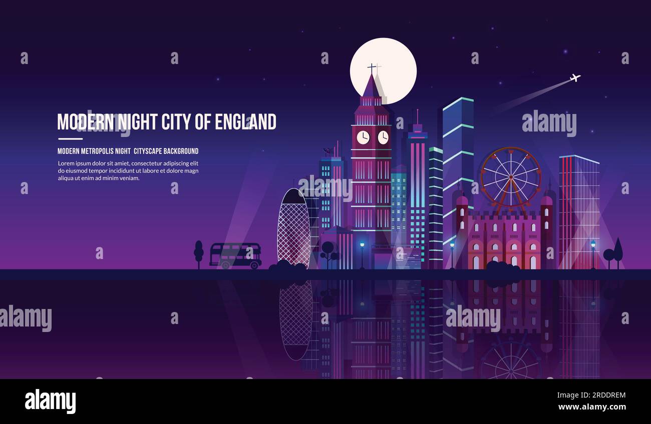 London night Stock Vector Images - Alamy