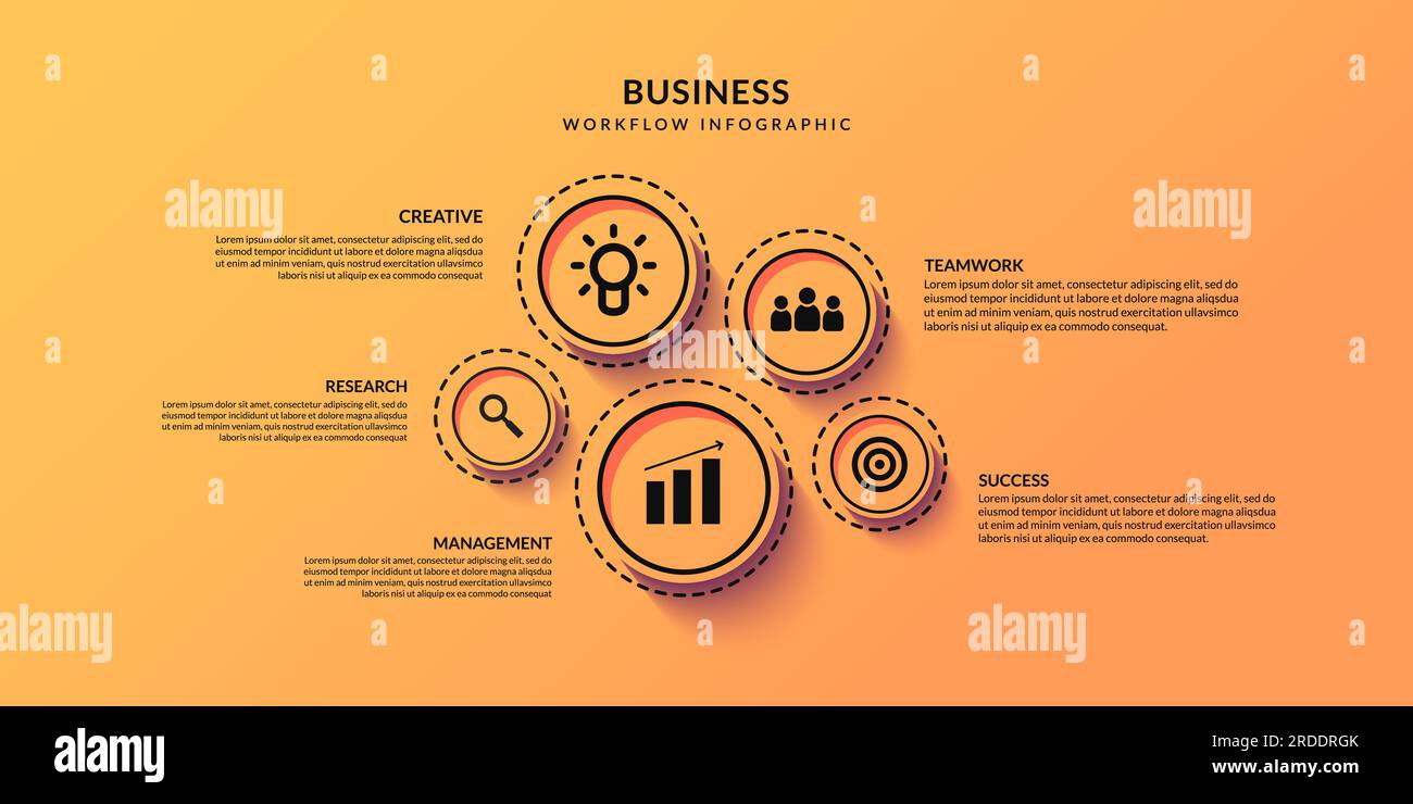 Multiple step process Stock Vector Images - Alamy