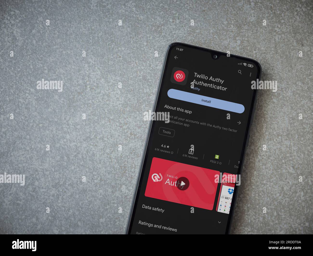Lod Israel July 16 2023 Twilio Authy Authenticator App Play Store