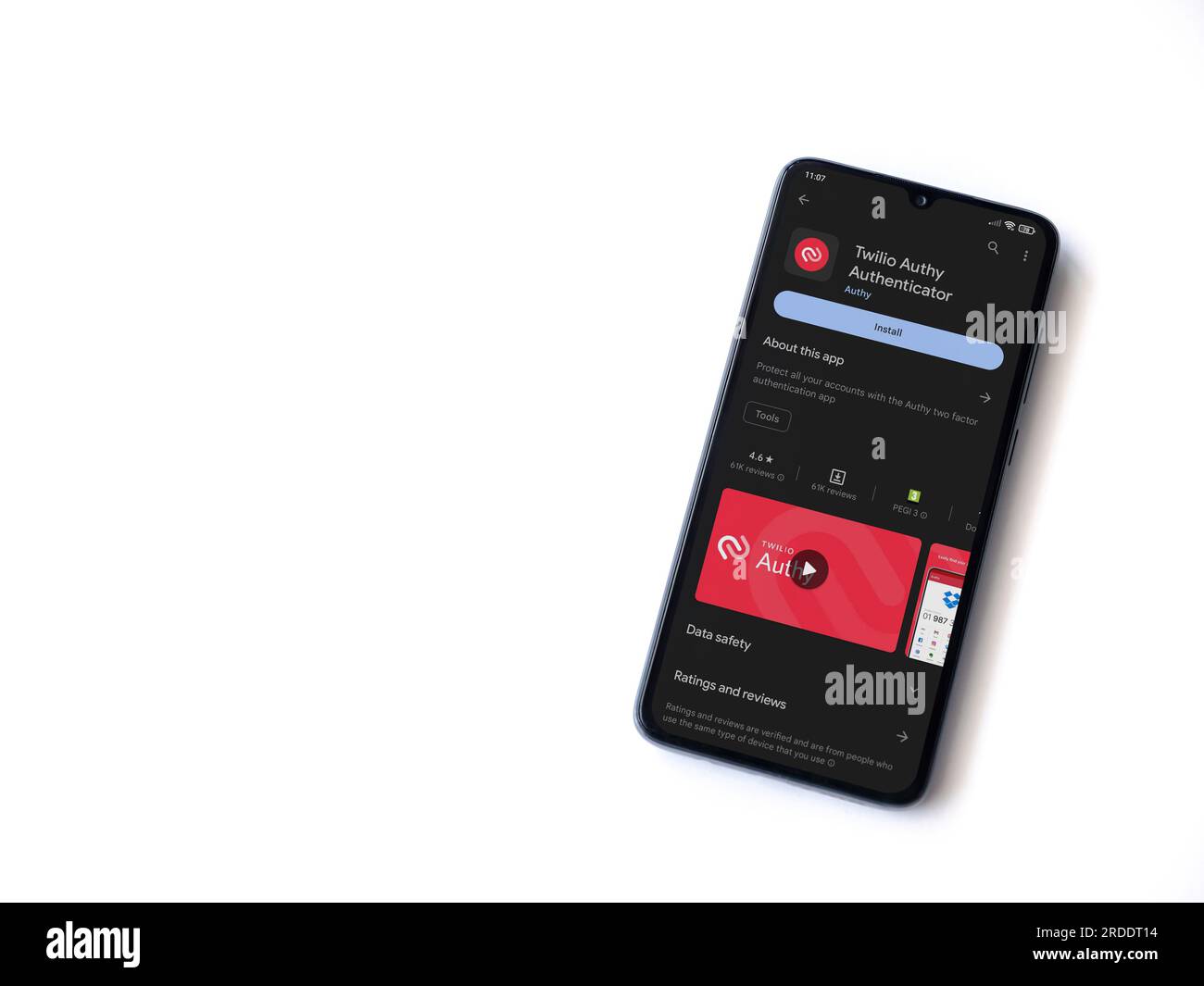 Lod Israel July 16 2023 Twilio Authy Authenticator App Play Store