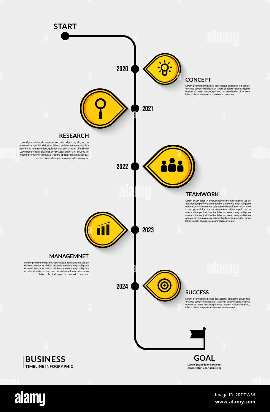 Multiple step process Stock Vector Images - Alamy
