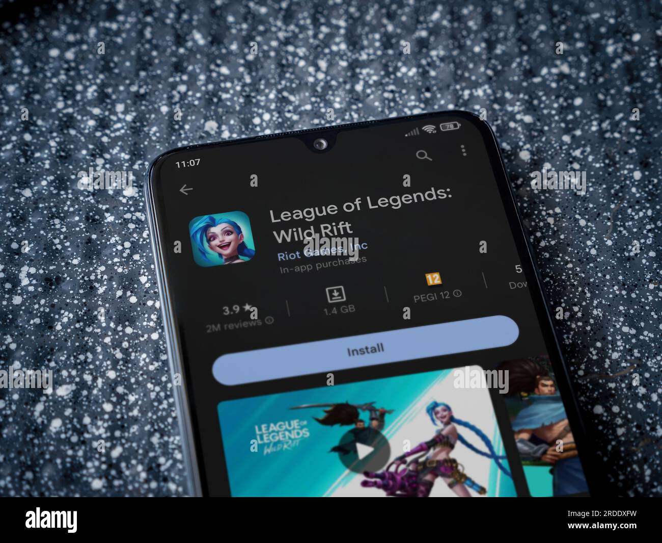 Lod, Israel - July 16,2023: League of Legends - Wild Rift app play ...