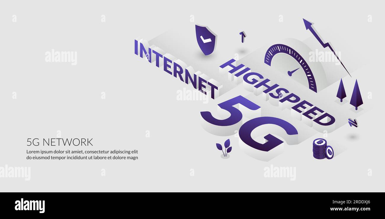 High speed internet Stock Vector Images - Alamy
