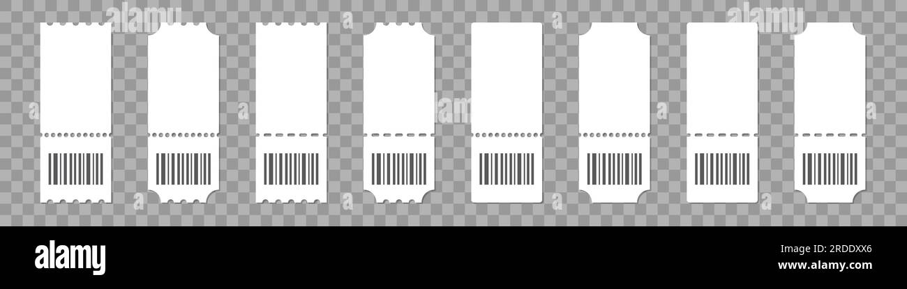 Ticket Barcode Transparent Background