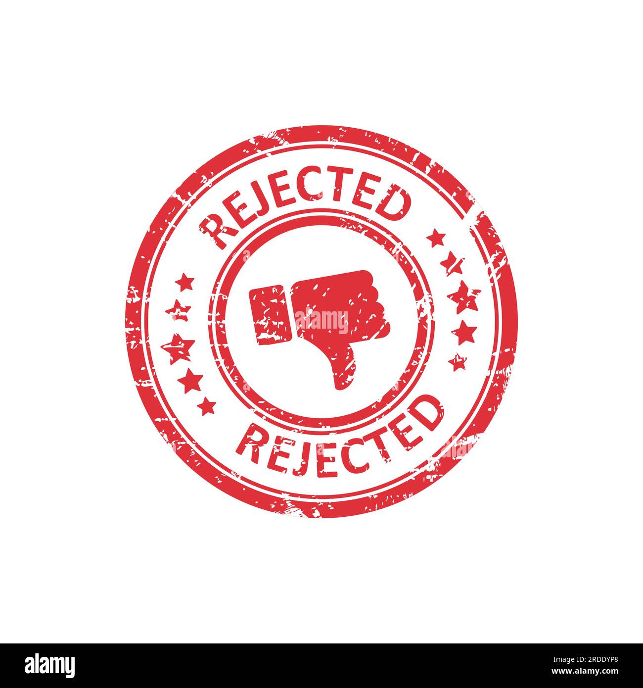 Rubber stamp failed failure hi-res stock photography and images - Alamy