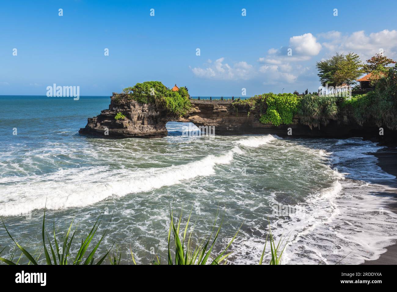Pura Batu Bolong, a temple in Tanah Lot area, situated at bali ...