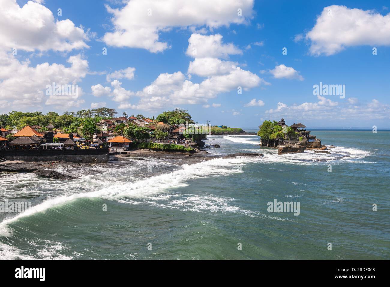 Pura Tanah Lot on Tanah Lot Temple, a rock formation off the Indonesian ...