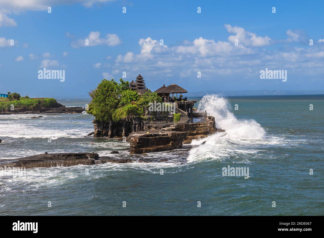 Pura Tanah Lot on Tanah Lot Temple, a rock formation off the Indonesian ...