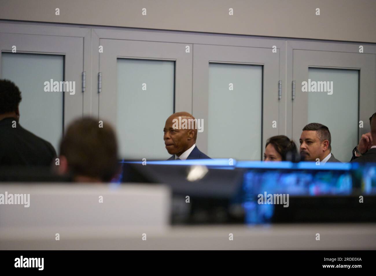 New York, New York, USA. 20th July, 2023. NYC Mayor Eric Adams and NYC ...