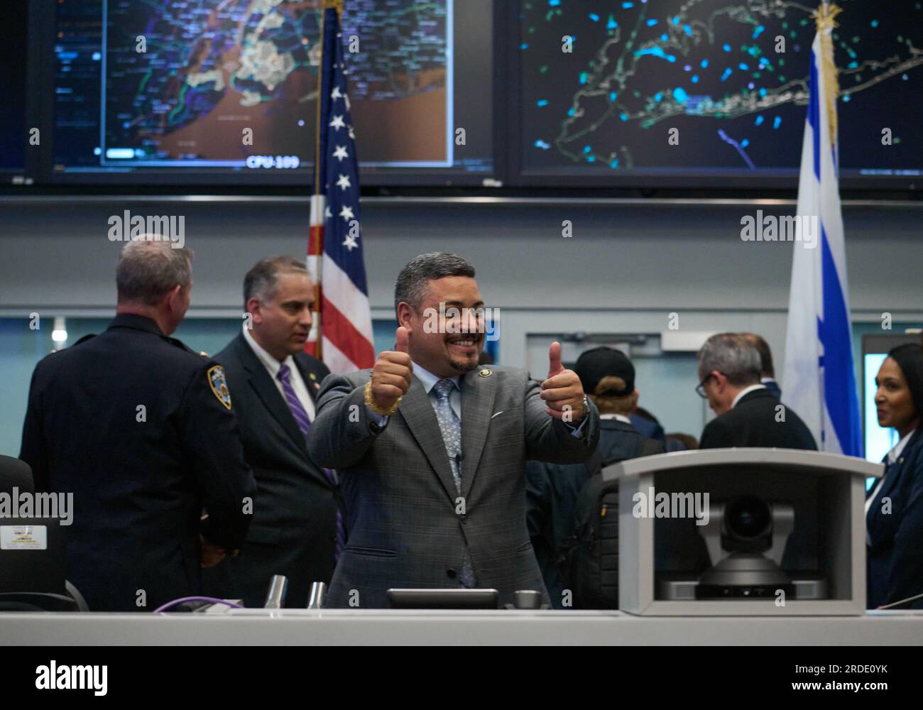 New York, New York, USA. 20th July, 2023. Newly appointed NYC Police ...