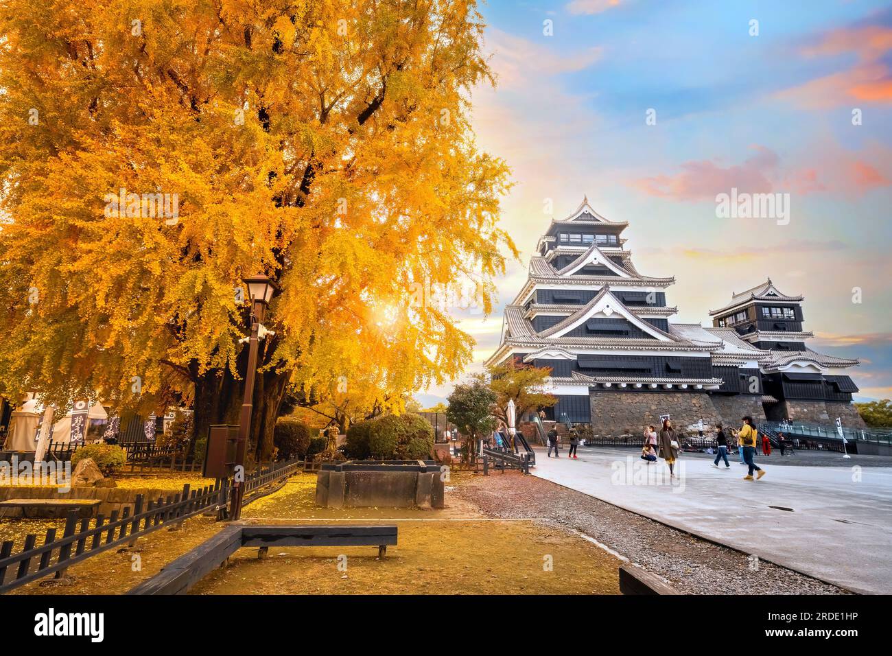 Kumamoto, Japan - Nov 23 2022: Kumamoto Castle's history dates to 1467 ...