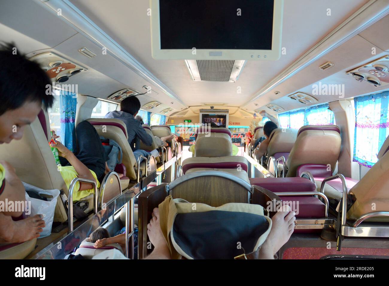 Passengers lie down hi-res stock photography and images - Alamy