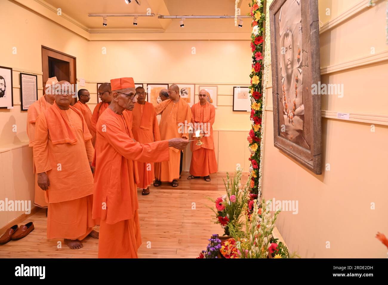 Kolkata, India. 19th July, 2023. Vice President of Ramakrishna Math and ...