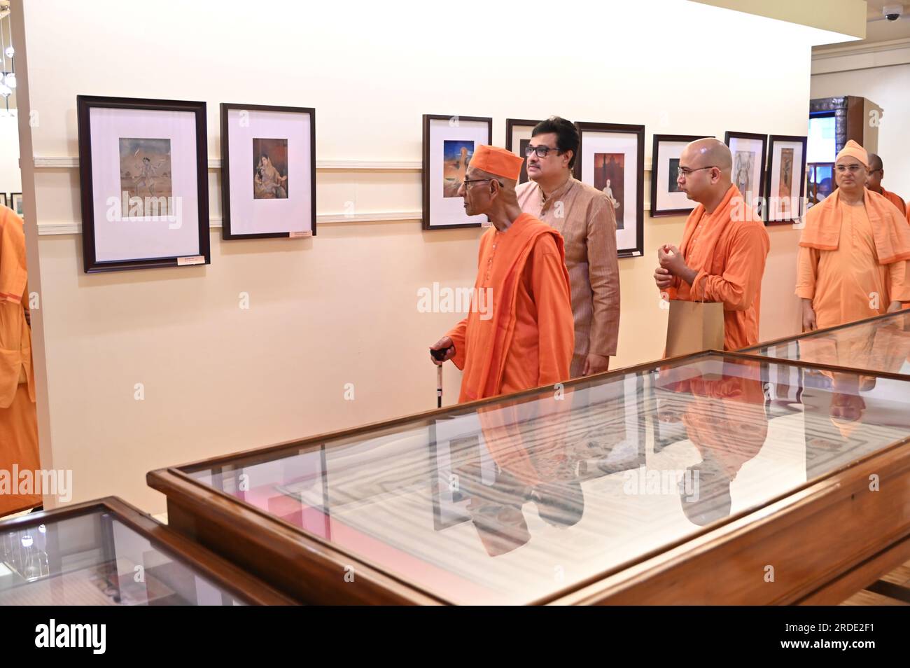 Kolkata, India. 19th July, 2023. Vice President of Ramakrishna Math and ...