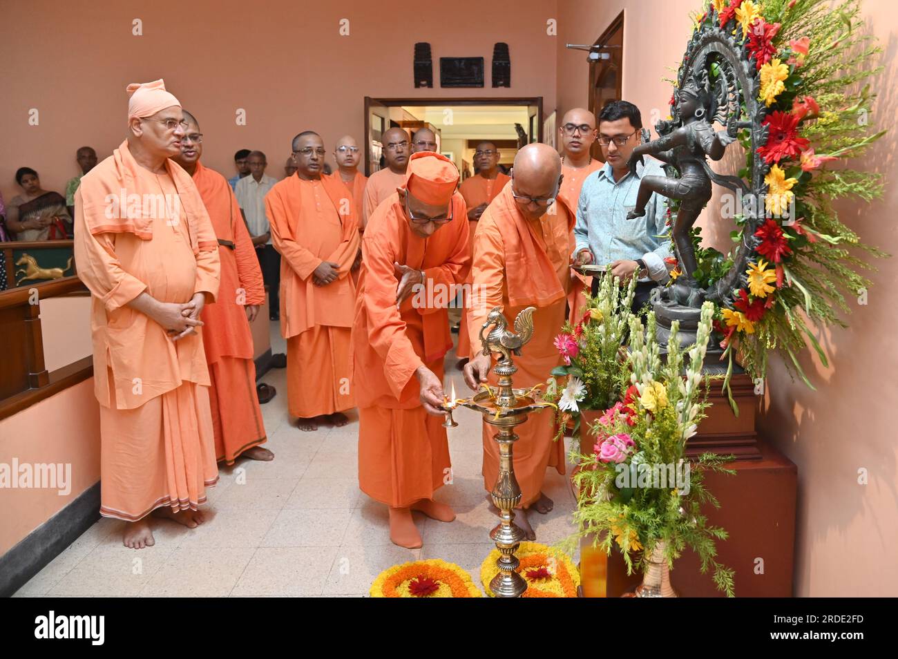 Kolkata, India. 19th July, 2023. Vice President of Ramakrishna Math and ...
