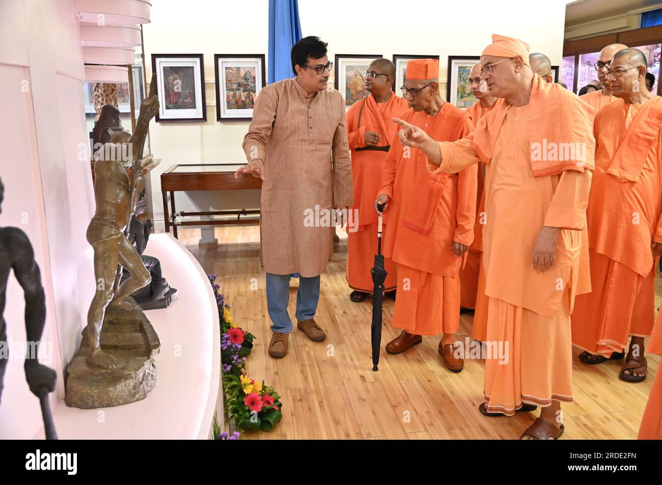 Kolkata, India. 19th July, 2023. Curator of Museum Dr. Sankha Basu ...