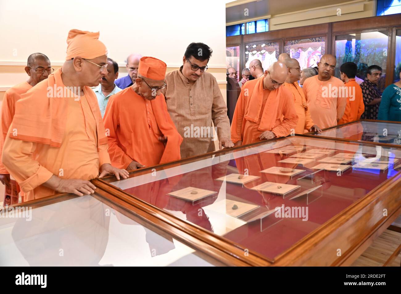 Kolkata, India. 19th July, 2023. Vice President of Ramakrishna Math and ...