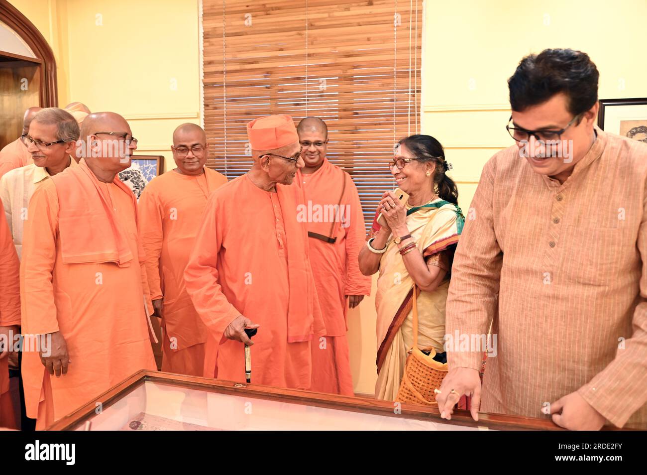 Kolkata, India. 19th July, 2023. Dr. Ritabari Roymoulik meets Vice ...