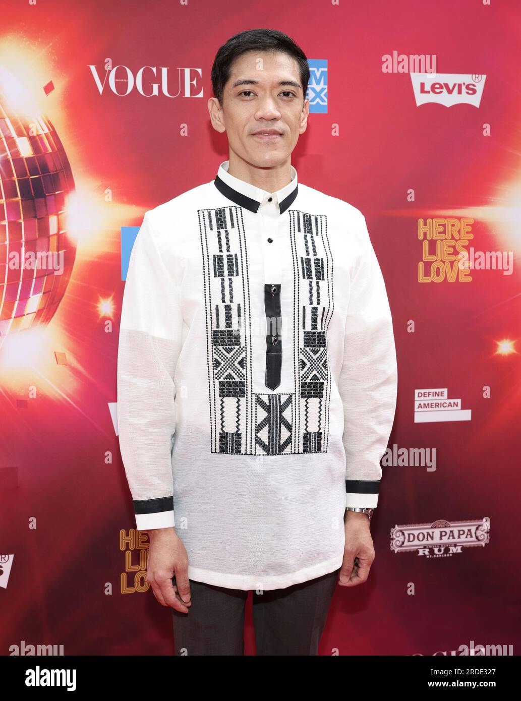 Moses Villarama attends the opening night for the Broadway musical ...