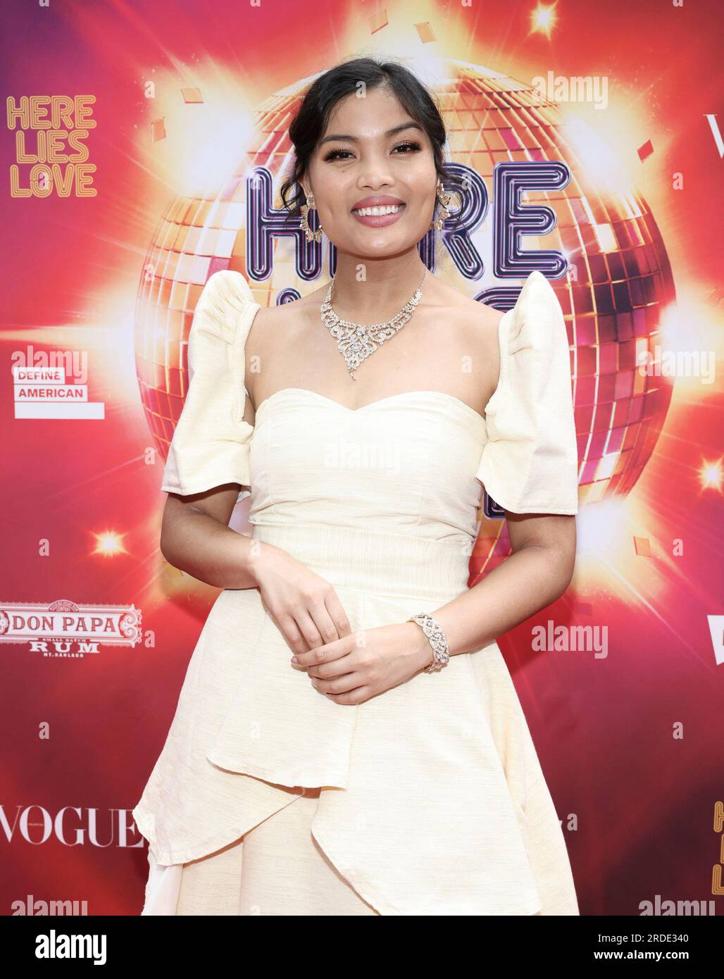 Reanne Acasio attends the opening night for the Broadway musical "Here ...