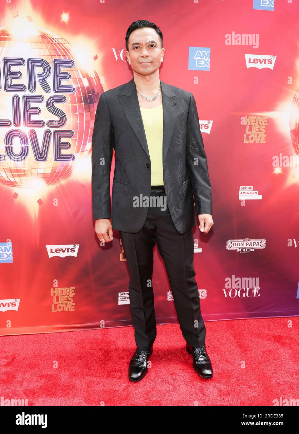 Jose Llana attends the opening night for the Broadway musical "Here ...