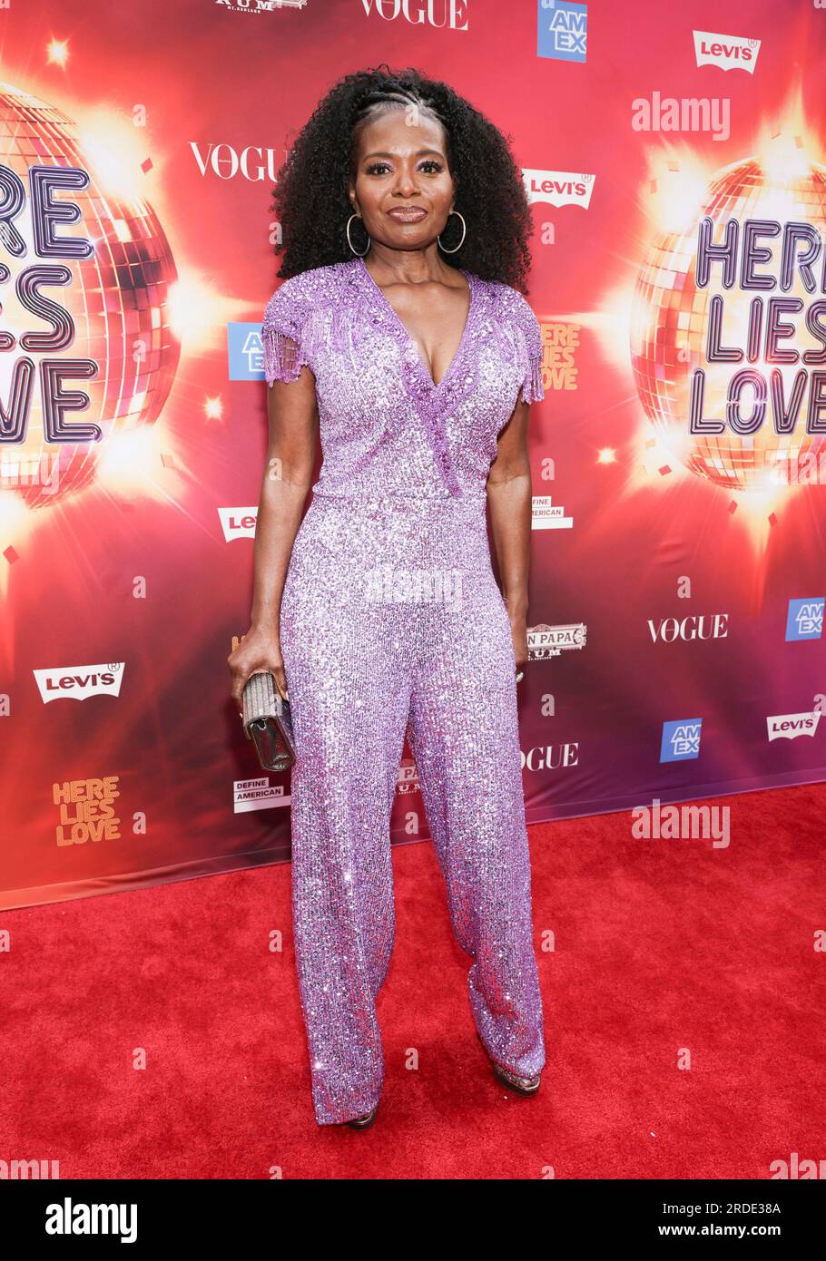 LaChanze attends the opening night for the Broadway musical "Here Lies ...