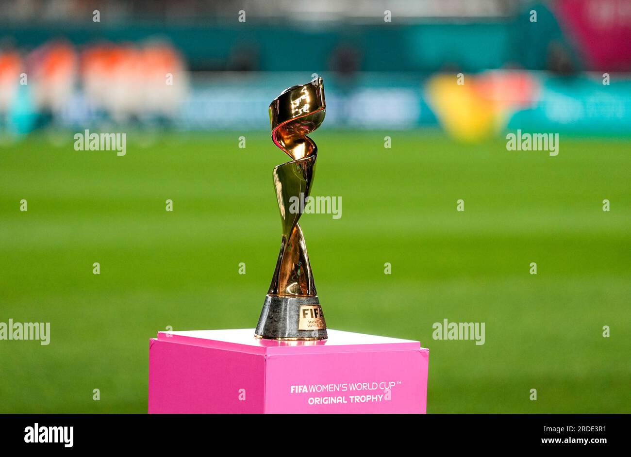 Eden Park, Auckland, New Zealand. 20th July, 2023. the World Cup trophy ...