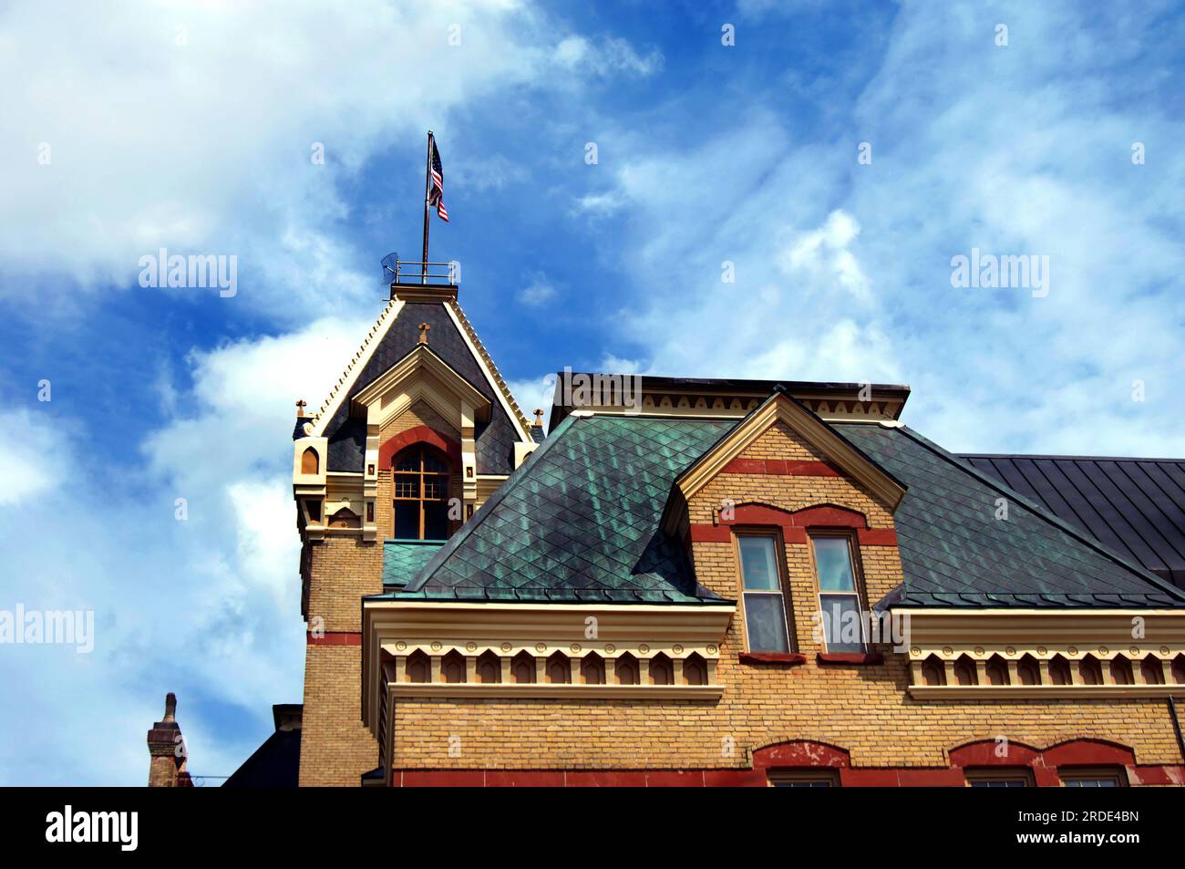 Elegant victorian architecture graces the Houghton County Courthouse ...