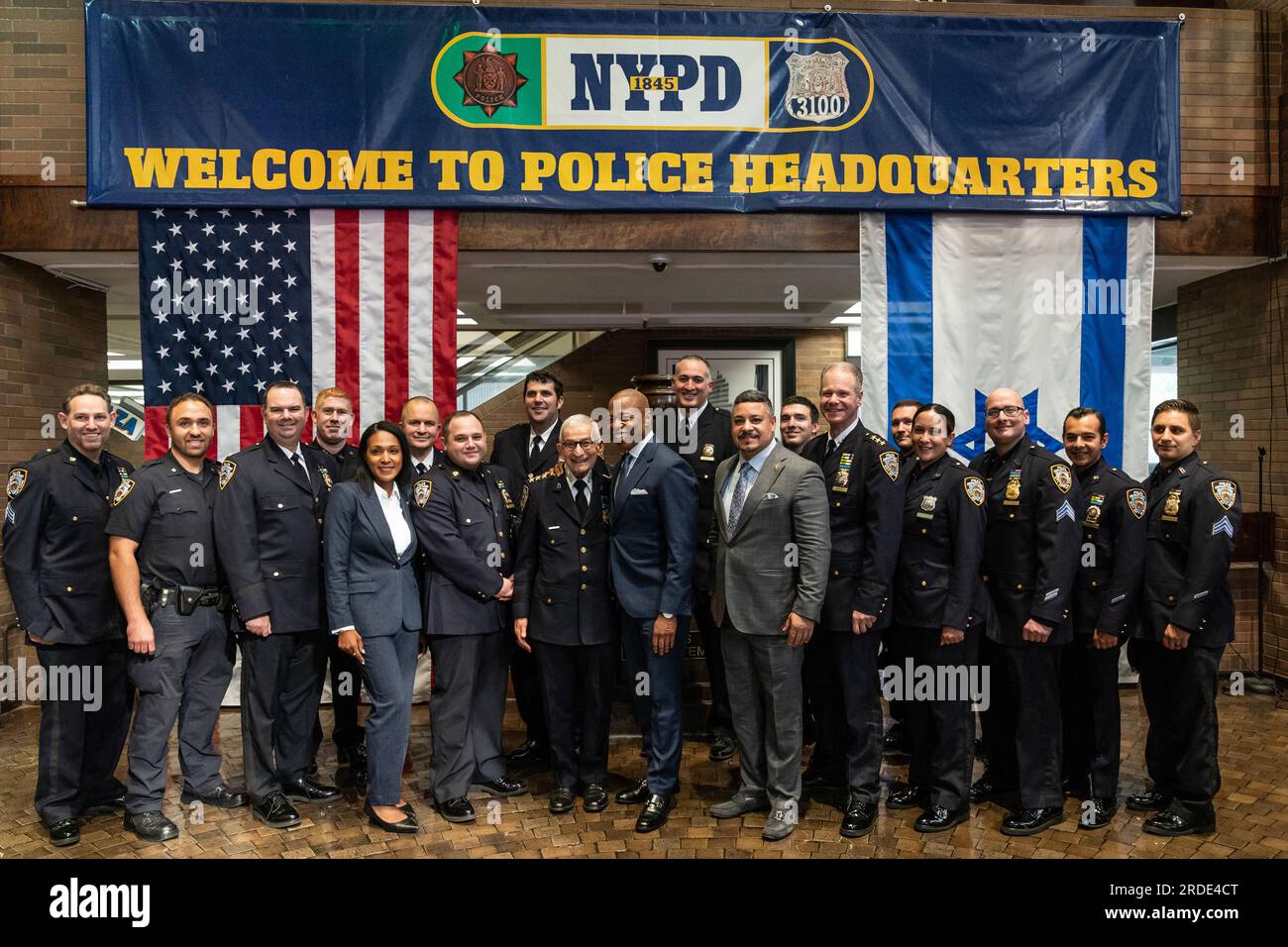 Tania Kinsella, Alvin Kass, Mayor Eric Adams, Edward Caban, Michael ...