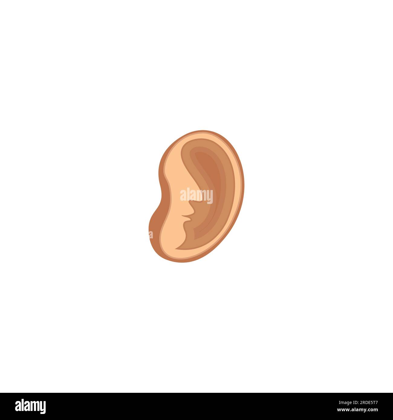 Ear Hearing Logo Creative Design Template Vector Stock Vector Image ...